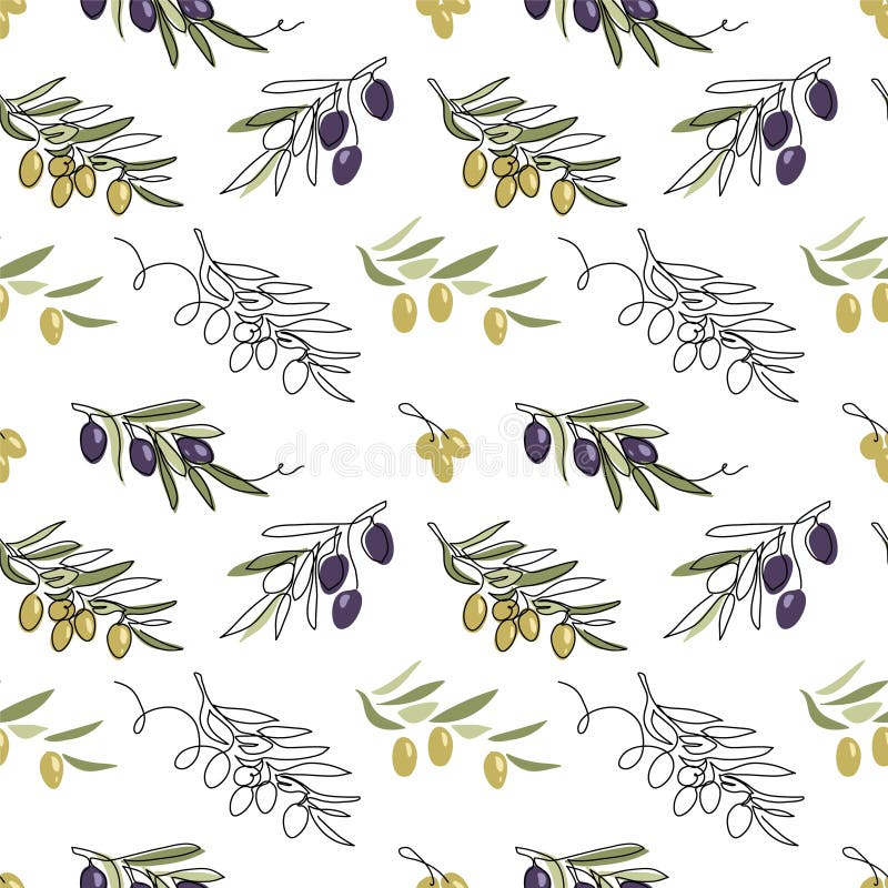 One Line Drawing Olive Oil Stock Illustrations – 252 One Line Drawing ...