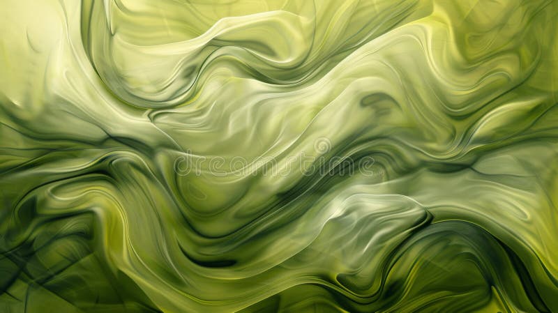 An Olive Abstract Background Featuring Soft, Swirling Patterns of Olive ...