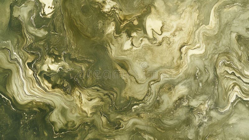 An Olive Abstract Background with a Fine, Marble Texture. the Subtle ...