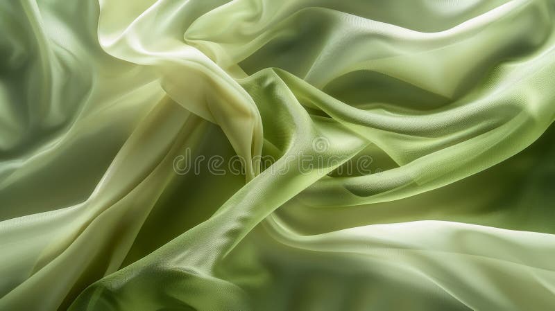 An Olive Abstract Background with a Light, Airy Chiffon Texture. the ...