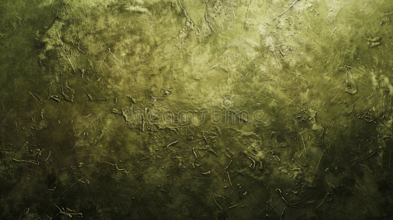 An Olive Abstract Background with a Rough, Textured Surface. the Subtle ...