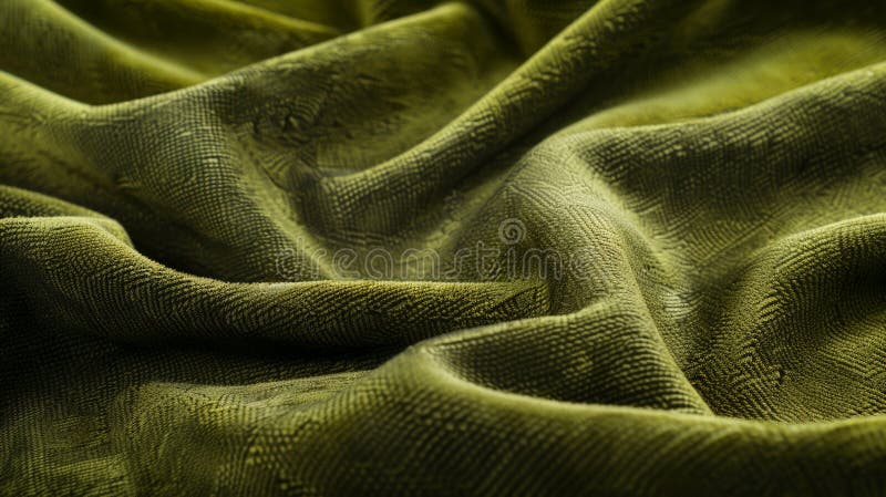 An Olive Abstract Background with a Soft, Velvety Texture. the Plush ...