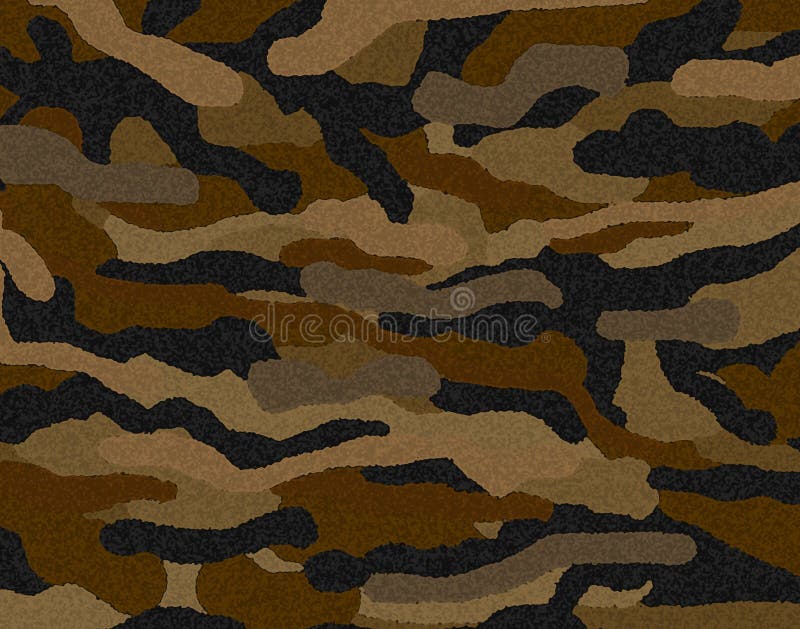 Olive and Black Sand Camouflage Illustration Stock Illustration ...