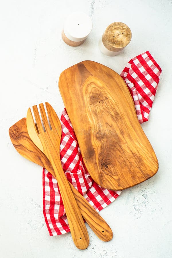 Kitchen Table, Kitchen Utensils, Cooking Pots at White Kitchen. Stock ...