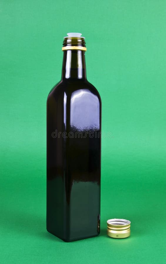 Olive bottle and cap stock photo. Image of capsule, olive - 29002918