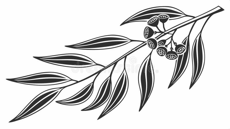 Olive Branch Corner, Elegant Botanical Frame Element Vector Design ...