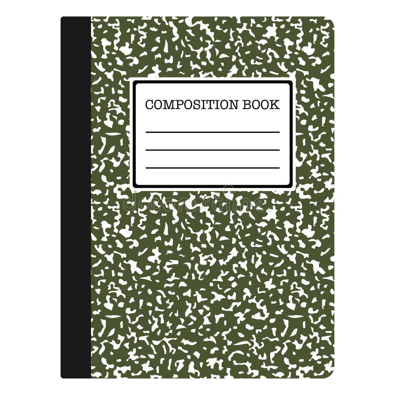 Composition Book Cover Seamless Pattern Stock Vector - Illustration of ...