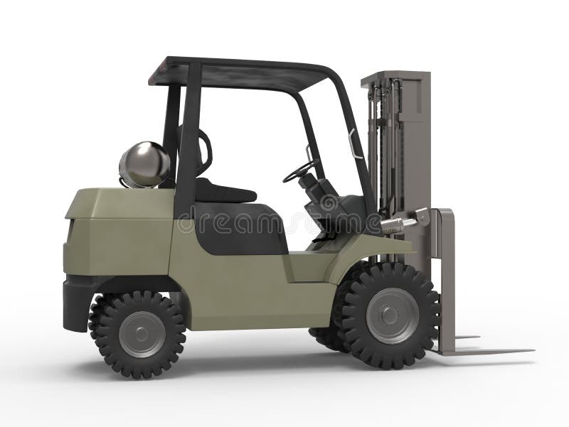 Green Forklift Stock Illustrations – 423 Green Forklift Stock ...