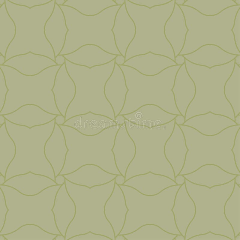 Olive Green Geometric Print. Seamless Pattern Stock Vector ...