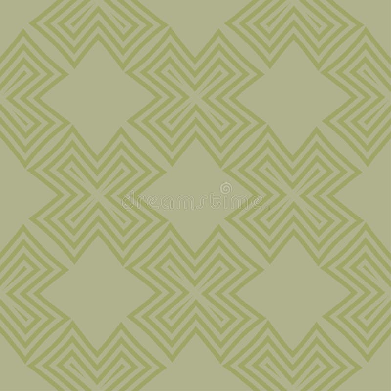 Olive Green Geometric Print. Seamless Pattern Stock Vector ...