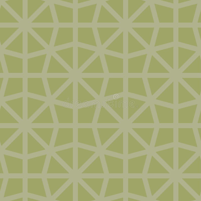 Olive Green Geometric Print. Seamless Pattern Stock Vector ...