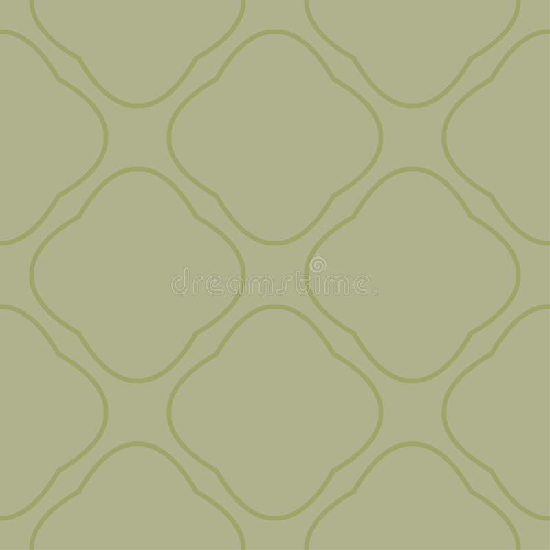 Olive Green Geometric Print. Seamless Pattern Stock Vector ...