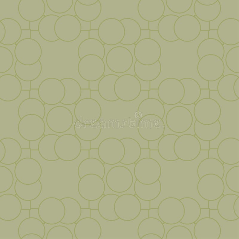 Olive Green Geometric Seamless Pattern Stock Vector - Illustration of ...