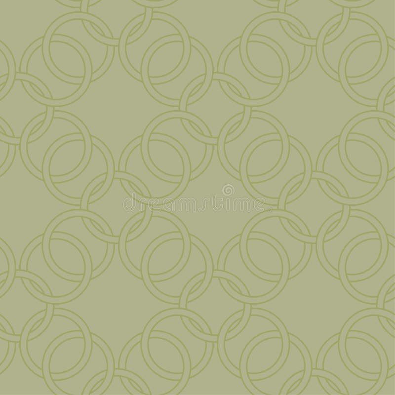 Olive Green Geometric Seamless Pattern Stock Vector - Illustration of ...