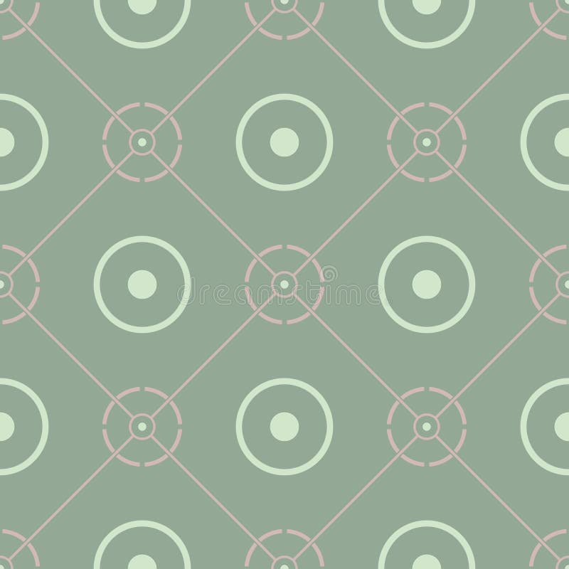 Olive Green Seamless Geometric Pattern Stock Vector - Illustration of ...