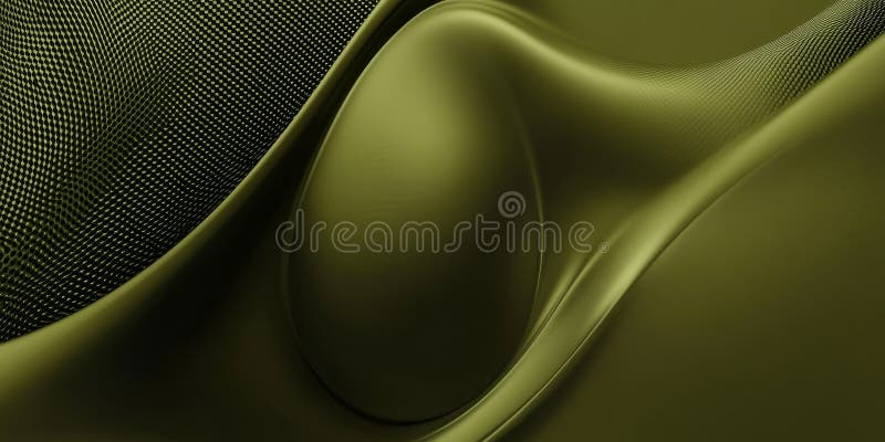 Olive Green Spherical Carbon Textures with Smooth Patterns. a Natural ...