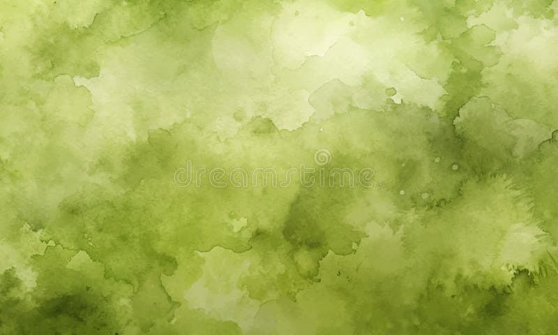 Olive Green Watercolor Texture Background Abstract Green Watercolor