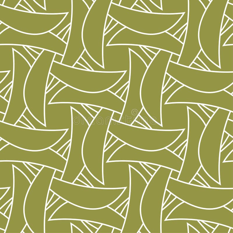 Olive Green and White Geometric Seamless Pattern Stock Vector ...