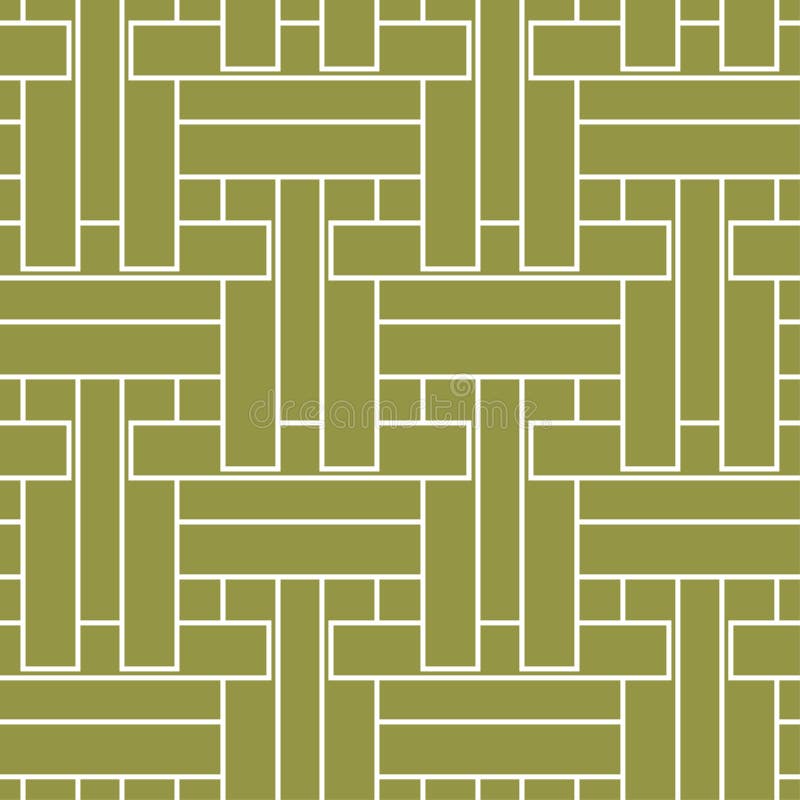 Olive Green and White Geometric Seamless Pattern Stock Vector ...