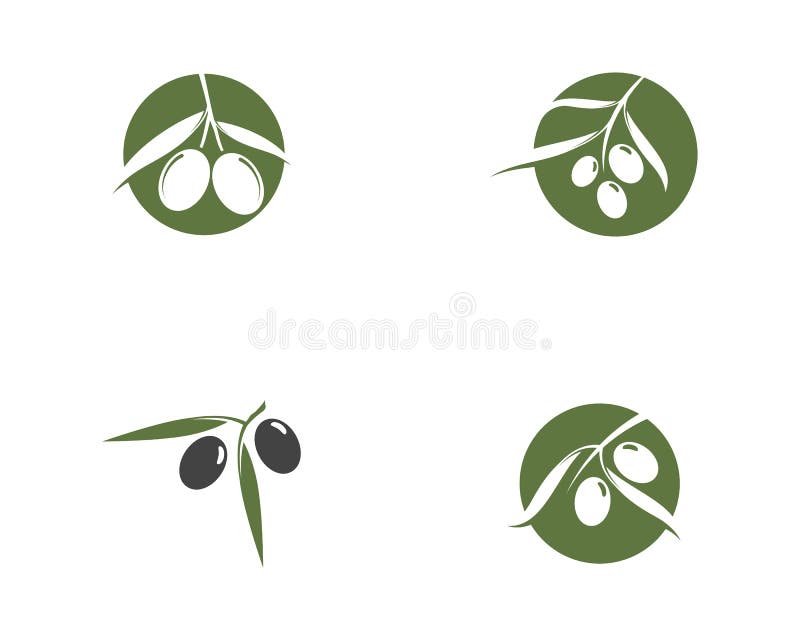 Olive Icon Vector Illustration Stock Vector - Illustration of leaf ...