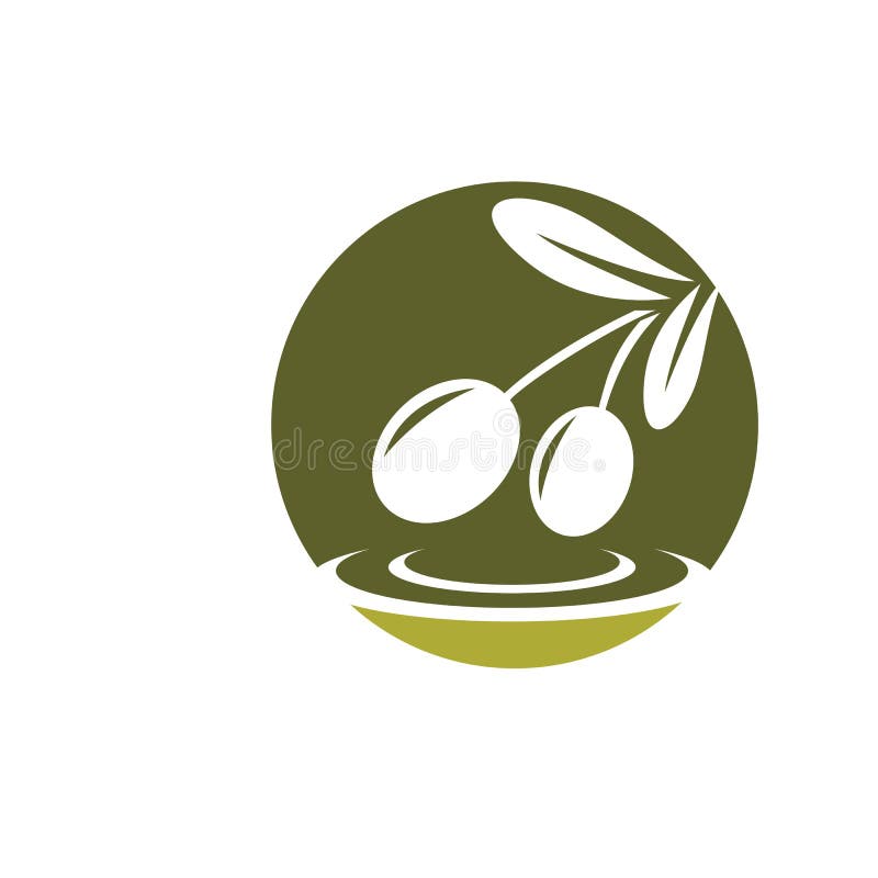 Olive Logo Images Illustration Stock Vector - Illustration of icon ...