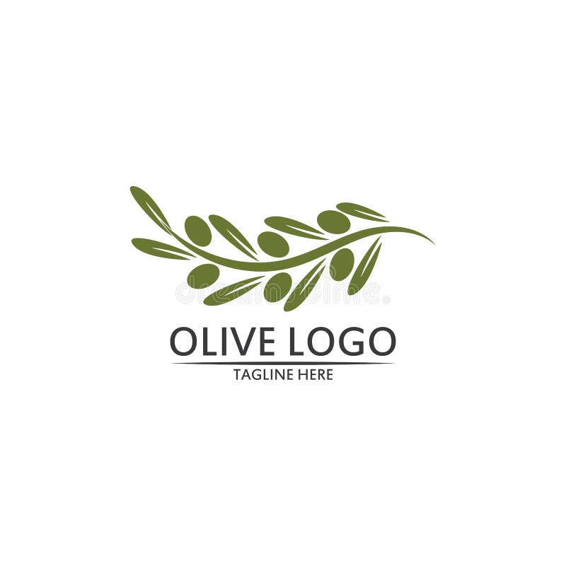 Olive Logo Template Vector Design. Stock Vector - Illustration of fresh ...