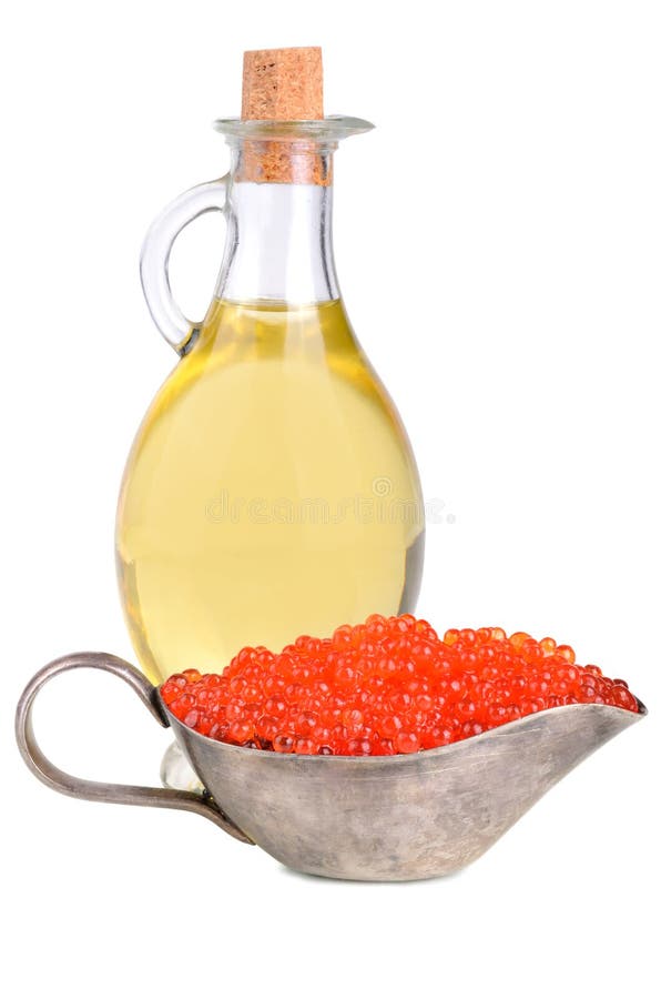 Olive oil and caviar stock image. Image of healthy, objects - 37097869