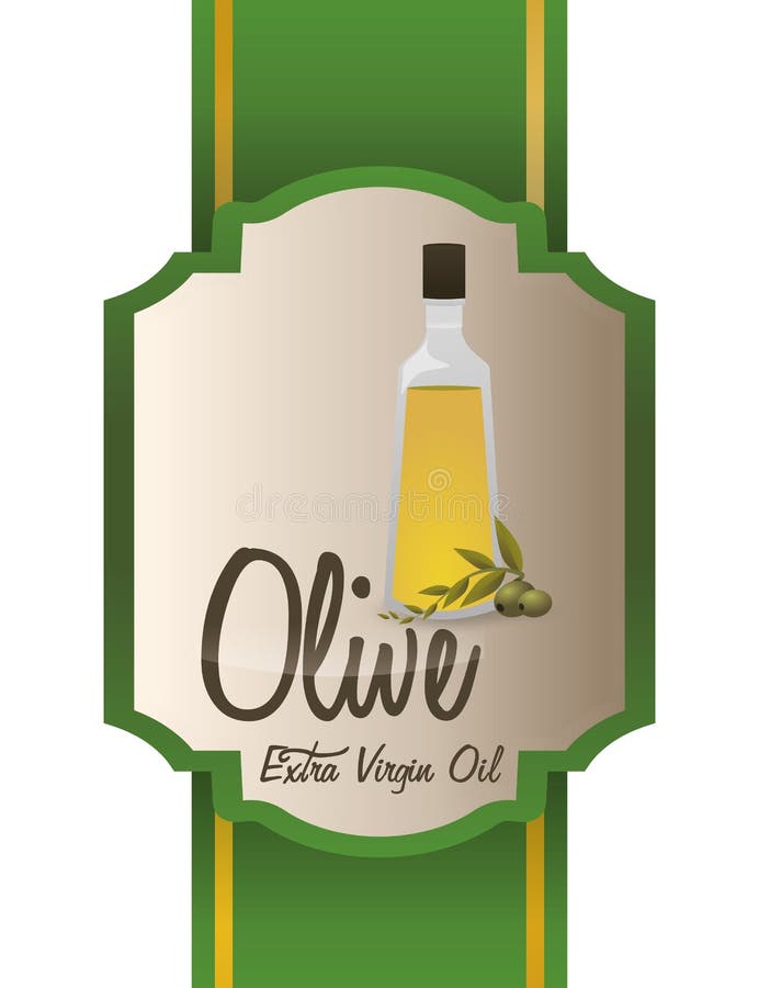 Olive oil stock illustration. Illustration of icon, design - 50585322