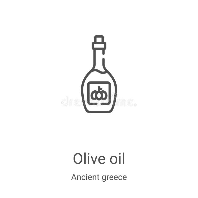 Olive Oil Icon Vector from Tipical Spanish Collection. Thin Line Olive ... Olive Oil Icon Vector from Tipical Spanish Collection. Thin Line Olive ...