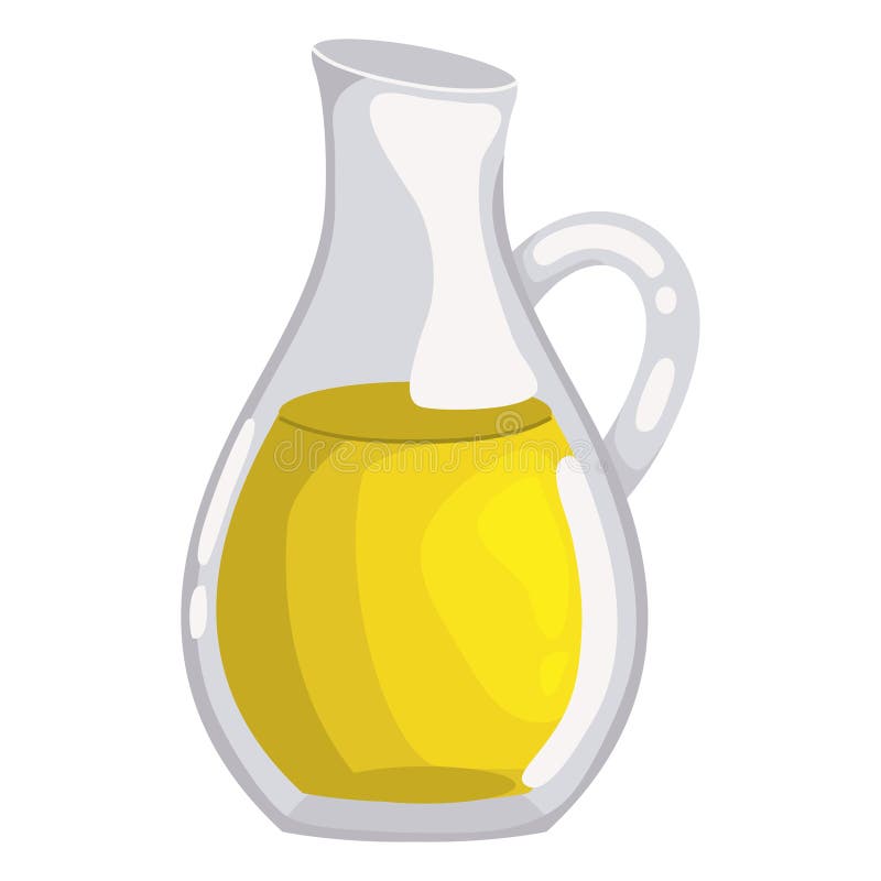 Olive oil in jar stock vector. Illustration of virgin - 283983402