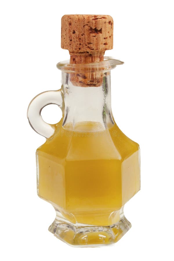 Isolated Little Bottle Of Oil Stock Image - Image of extra, dish: 127276205