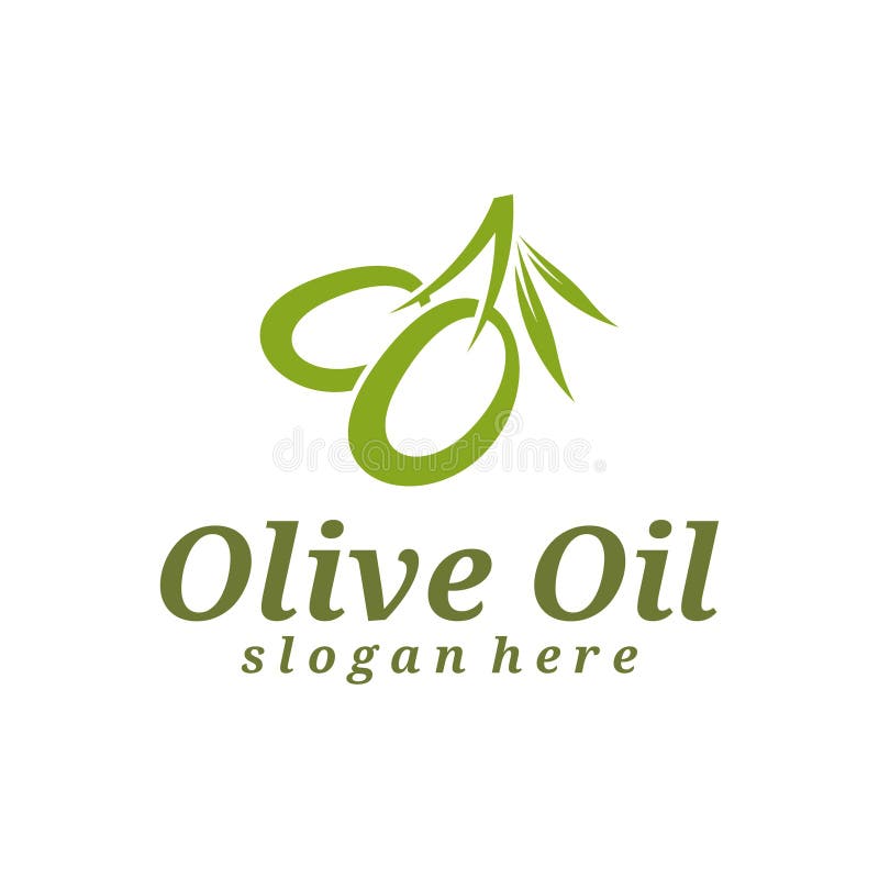 Olive Oil Logo Design Vector Illustration. Olive Oil Logo Concept ...