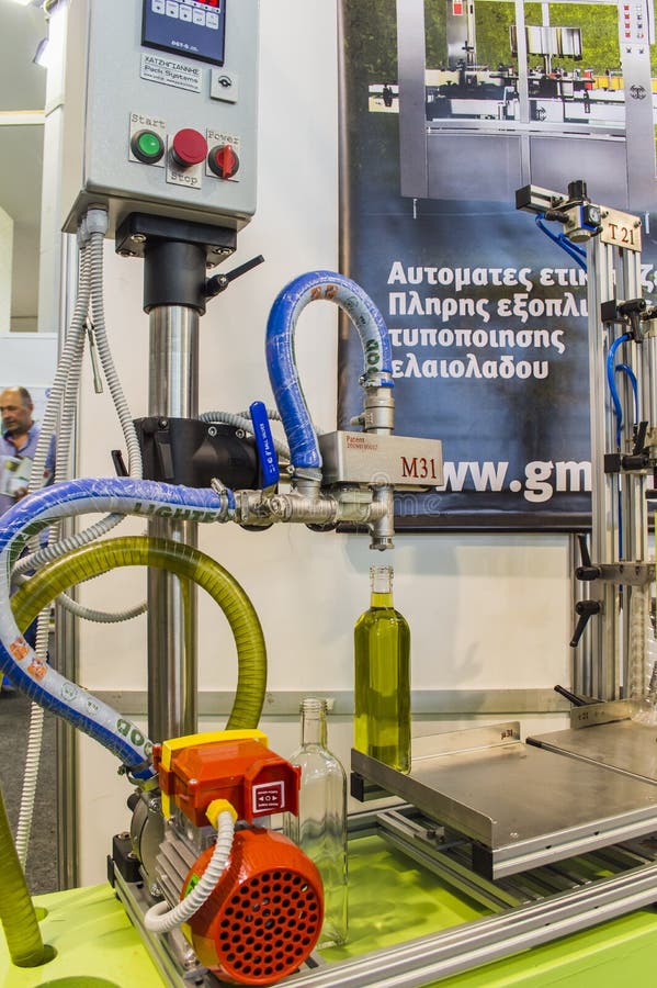 Olive Oil Production Machine Editorial Stock Image - Image of ...