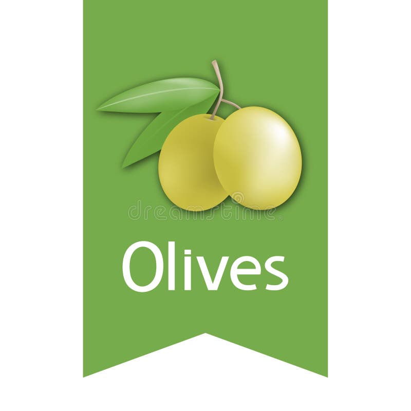 Olive ribbon design stock vector. Illustration of field - 140803938