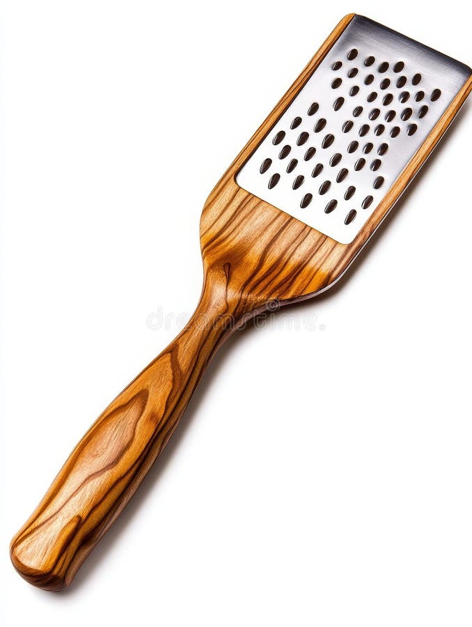 Olive Wood Cheese Grater Elegant Kitchen Tool Wood Handle Metal Grating ...