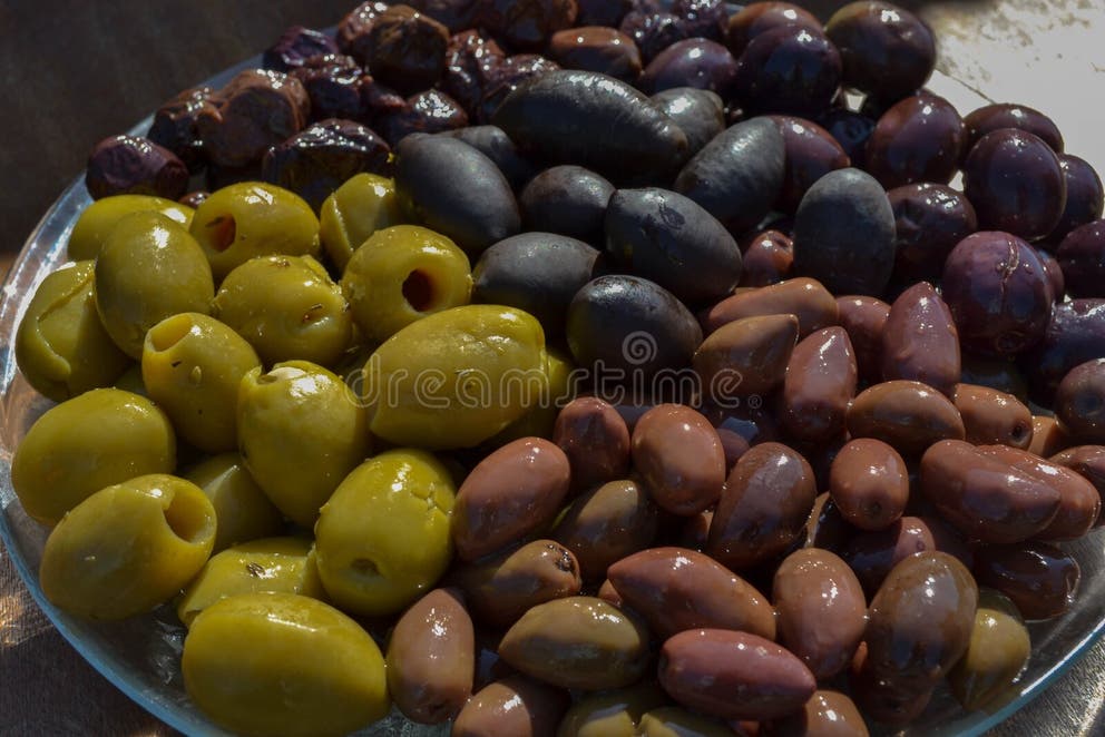Olives different colors stock image. Image of olives - 89533645