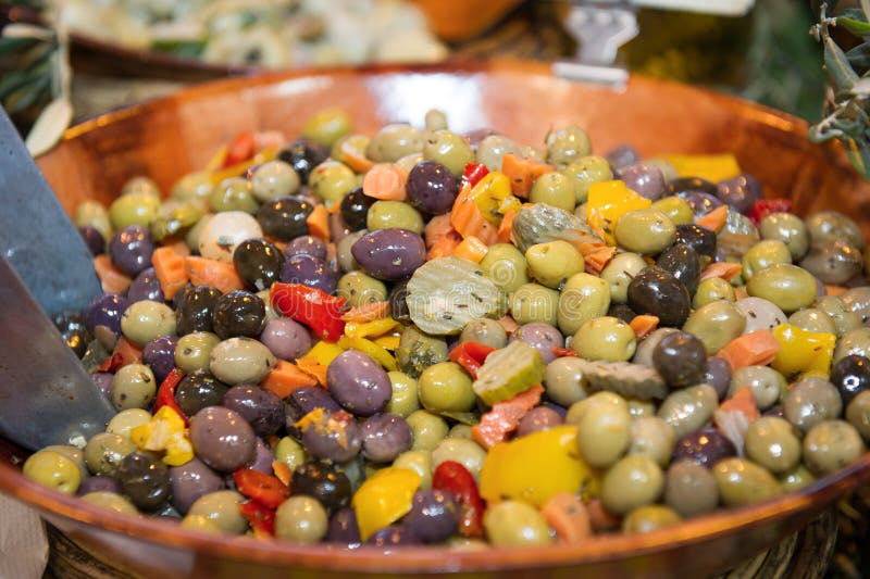 Olives stock photo. Image of olives, assortment, provence - 52235760