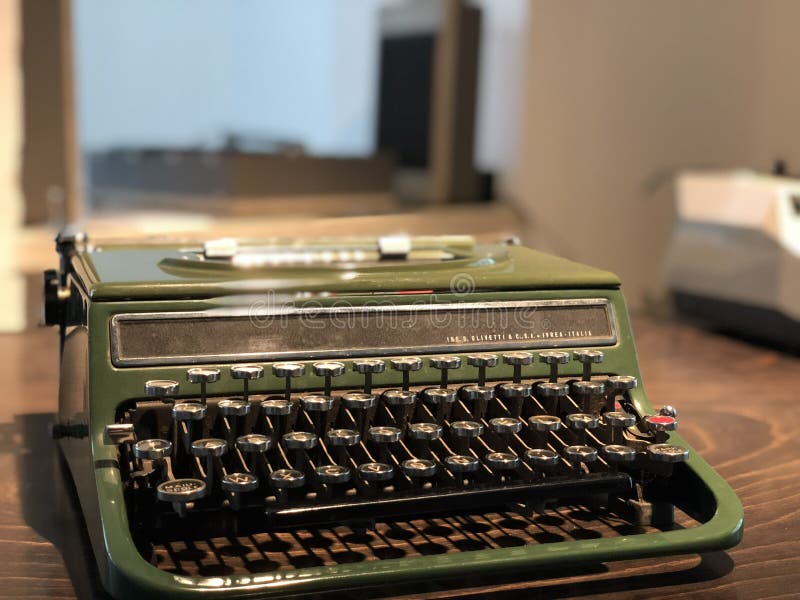 Olivetti Italian Design Typewriter- Italian Design Editorial Stock ...