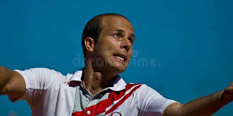 Olivier Rochus photo éditorial. Image du tournoi, joueur - 22930876