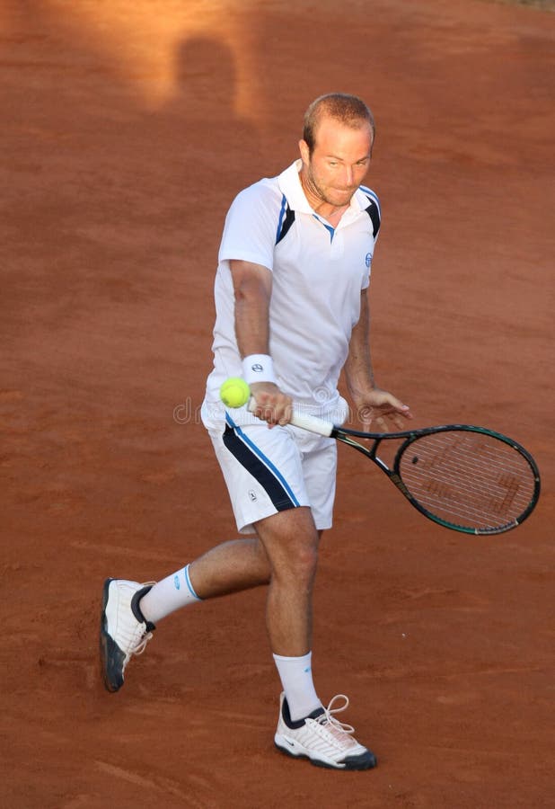 OLIVIER ROCHUS, ATP TENNIS PLAYER Editorial Stock Image - Image of ball ...