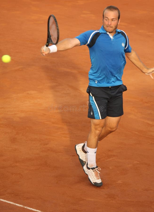 OLIVIER ROCHUS, ATP TENNIS PLAYER Editorial Stock Image - Image of ball ...