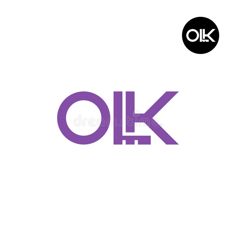 Olk Monogram Stock Illustrations – 12 Olk Monogram Stock Illustrations ...