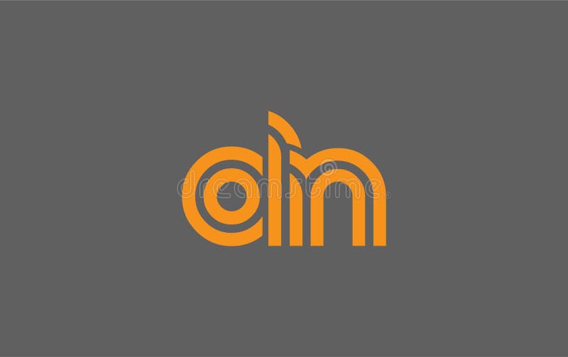 OLN Creative Unique Modern Letter Logo Design Stock Vector ...