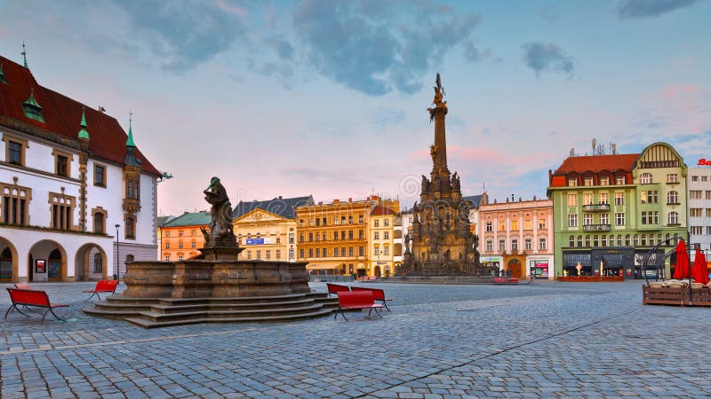 Olomouc, Czech Republic. editorial stock image. Image of trinity - 72936199