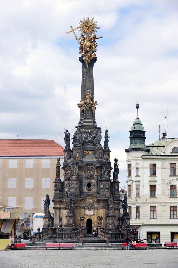 Holy Trinity Monument - Timisoara, Romania Stock Photo - Image of ...