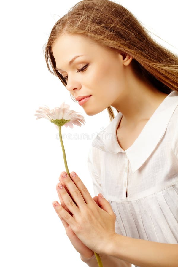 Olor agradable imagen de archivo. Imagen de adulto, travieso - 21924011