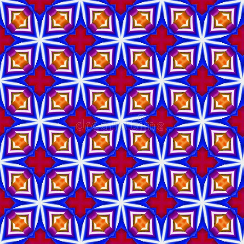 Olorful Symmetrical Repeating Patterns for Textiles, Ceramic Tiles ...