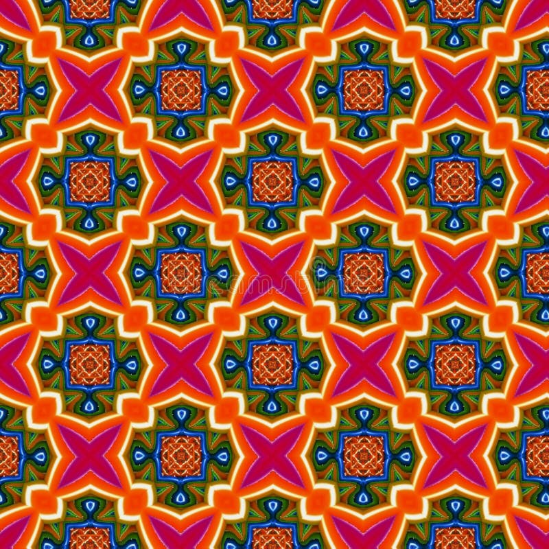 Olorful Symmetrical Repeating Patterns for Textiles, Ceramic Tiles ...