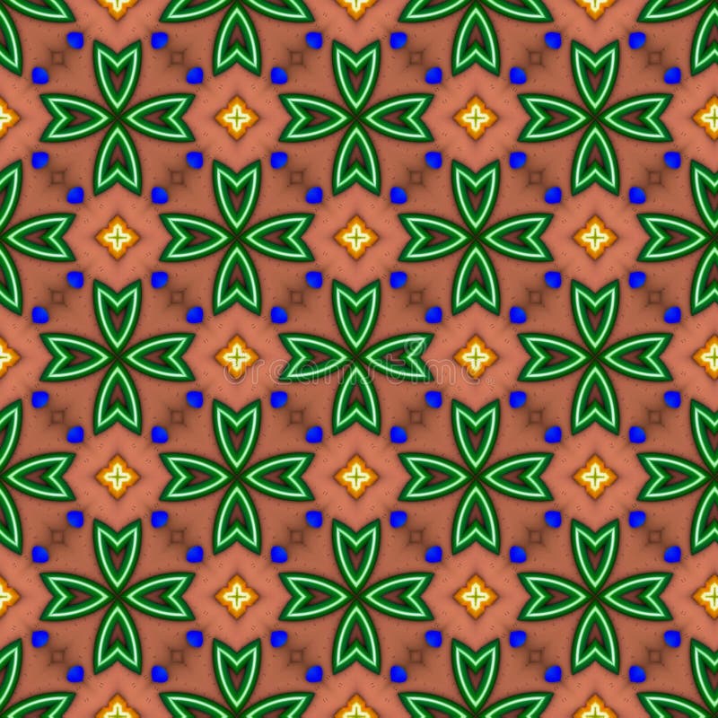Olorful Symmetrical Repeating Patterns for Textiles, Ceramic Tiles ...