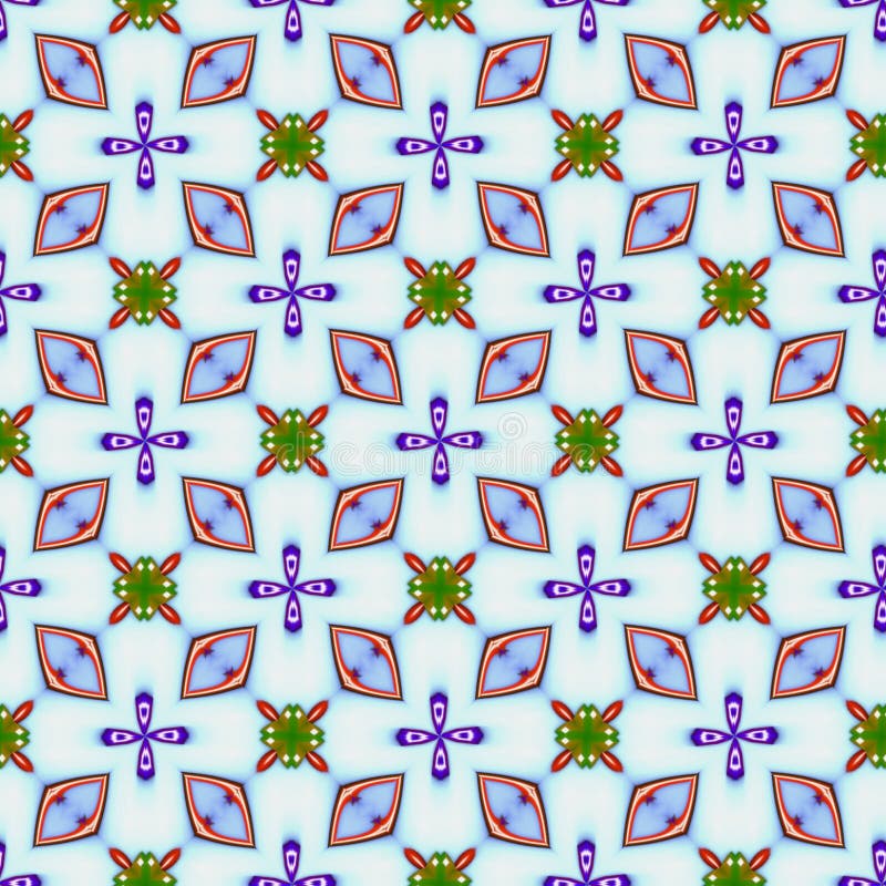 Olorful Symmetrical Repeating Patterns for Textiles, Ceramic Tiles ...